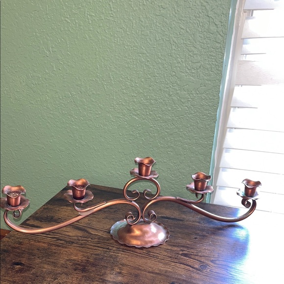 Vintage | Accents | Vintage Gregorian Hammered Copper Candelabra | Poshmark